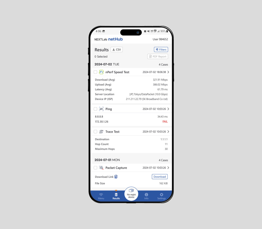 Features – NEXTLab netMeter