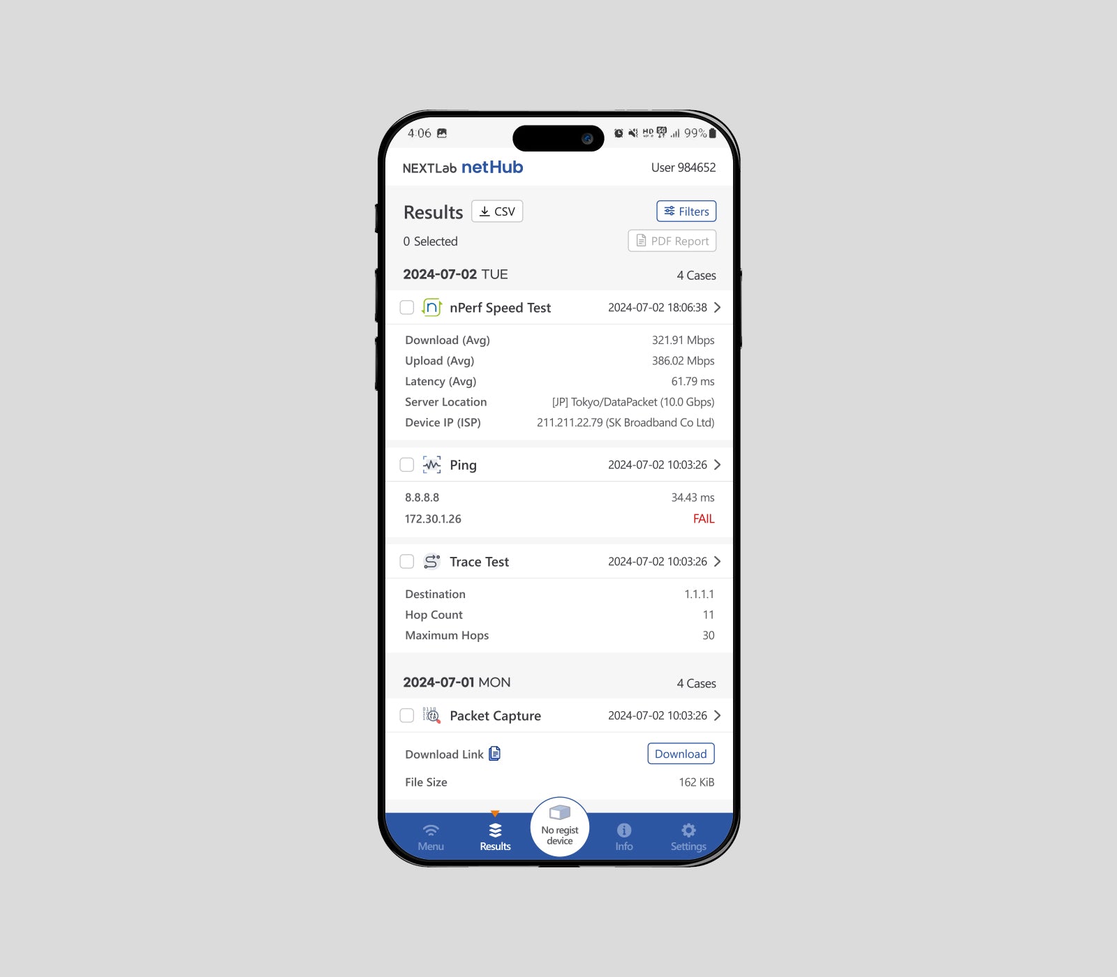 Features – NEXTLab netMeter